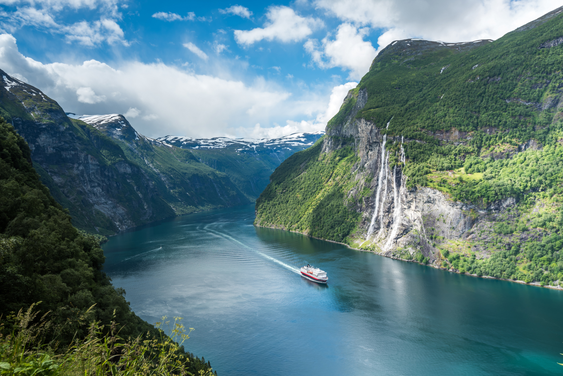 D couvrir Le Geirangerfjord